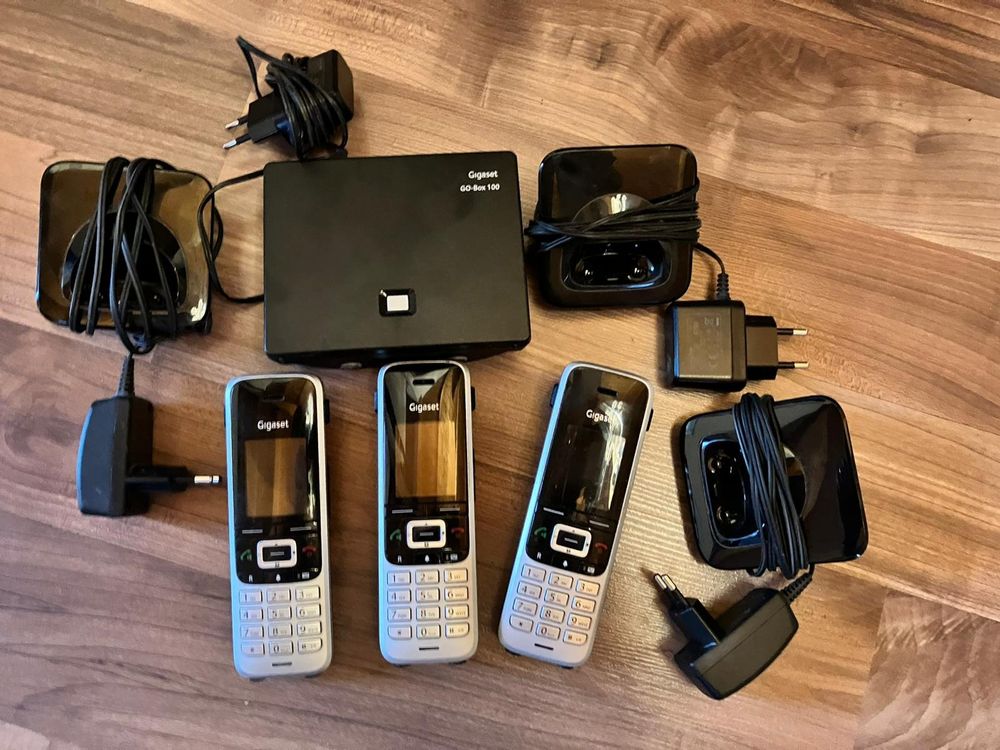 Gigaset S850A Trio mit GO-Box 100 + 3 Mobilteile (Gebraucht) in Embrach ...