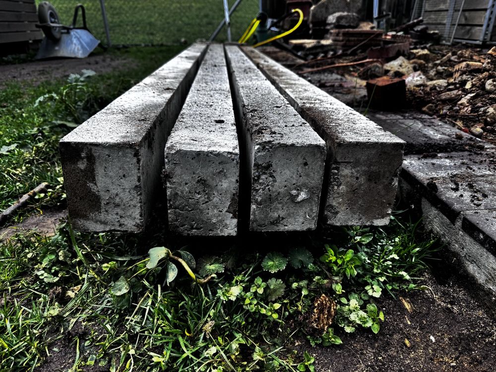 Streifenfundament 2,43m , Beton für Gartenhaus (Gebraucht) in Lausen ...