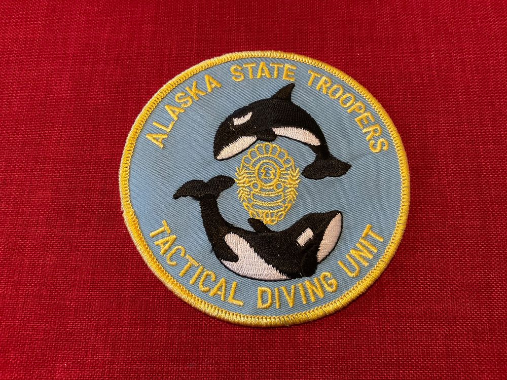 U.S.A. 🇺🇸 Amerikanische Polizei bestickter Patch, Replik (Neu (gemäss ...