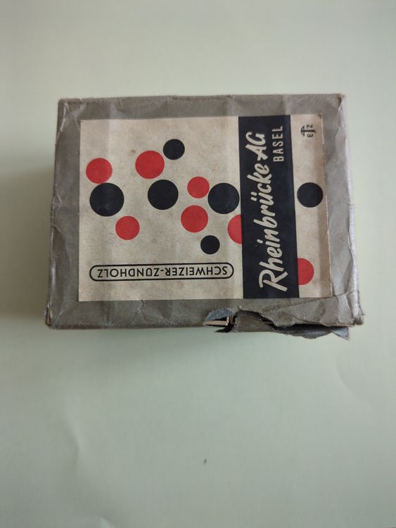 Zündhölzer Schachtel Aussen Holz innen Karton (Neu und originalverpackt ...