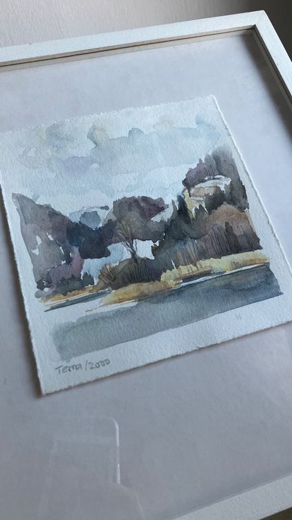 aquarelle signée TERRA 2000 Aquarell (Gebraucht) in St-Cierges für CHF 32 – mit Lieferung auf ...