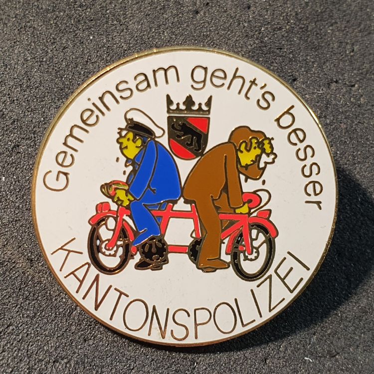W079 Pin Kantonspolizei Bern Gemeinsam Aufl. 500 Stk. | Kaufen auf Ricardo