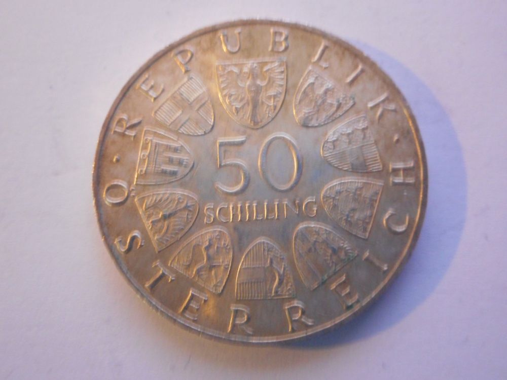 Österreich 50 Schilling 1967 Silber (Neu (gemäss Beschreibung)) in Kriegstetten für CHF 17 – mit ...