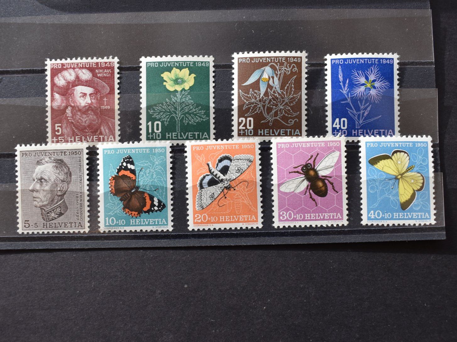 2 Top Sätze Pro Juventute Postfrisch 1949-50 B1401C (Gebraucht) in ...