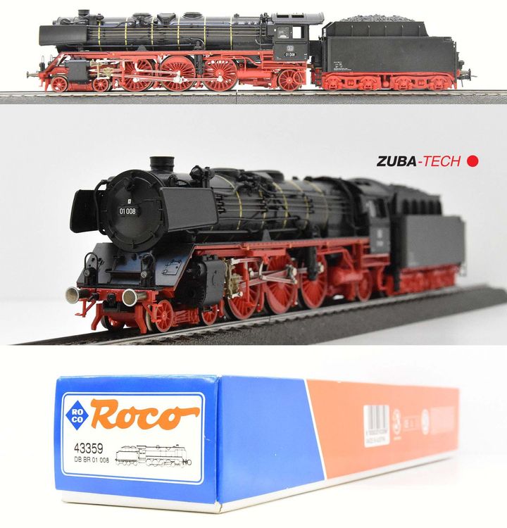 Roco 43359 Dampflok BR 01 DB H0 GS Analog mit OVP | Kaufen auf Ricardo