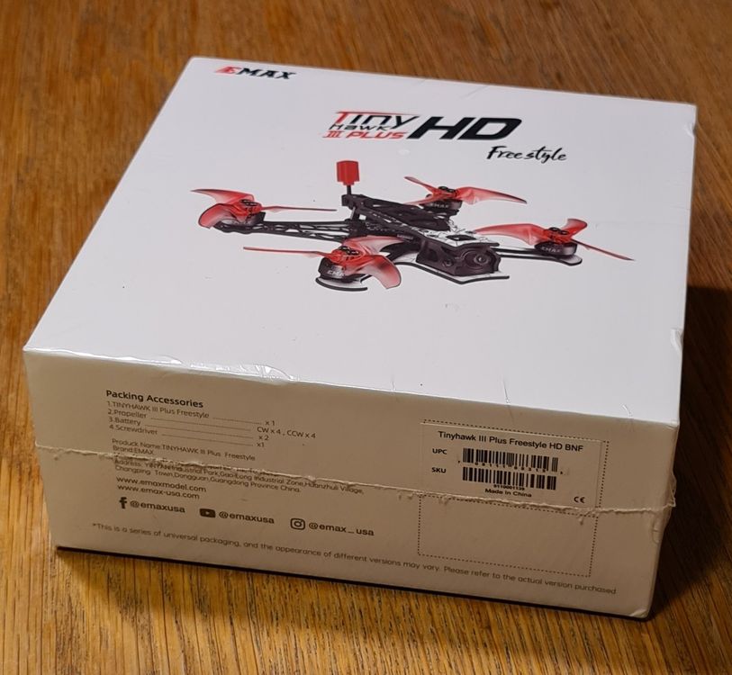 Drohne EMAX Tiny Hawk III Plus Freestyle HD BNF | Kaufen auf Ricardo