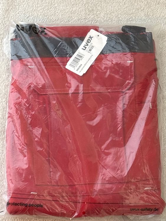 Uvex Latzhose Arbeitshose Gr. 40/42 Rot (Neu und originalverpackt) in Oberegg für CHF 13 – mit ...