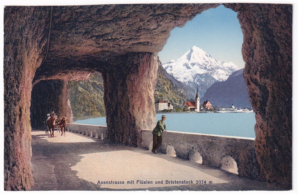 Axenstrasse mit Fluelen und Bristenstock 3074m (Gebraucht) in Cormoret für CHF 1 – mit Lieferung ...