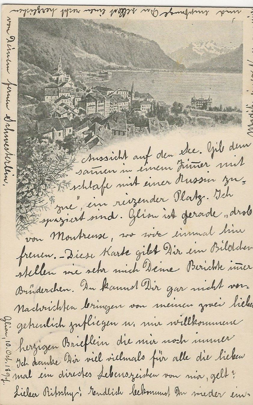 Montreux, Vorläufer?, 1897! RAR!!! (Gebraucht) in Frauenfeld für CHF 9. ...