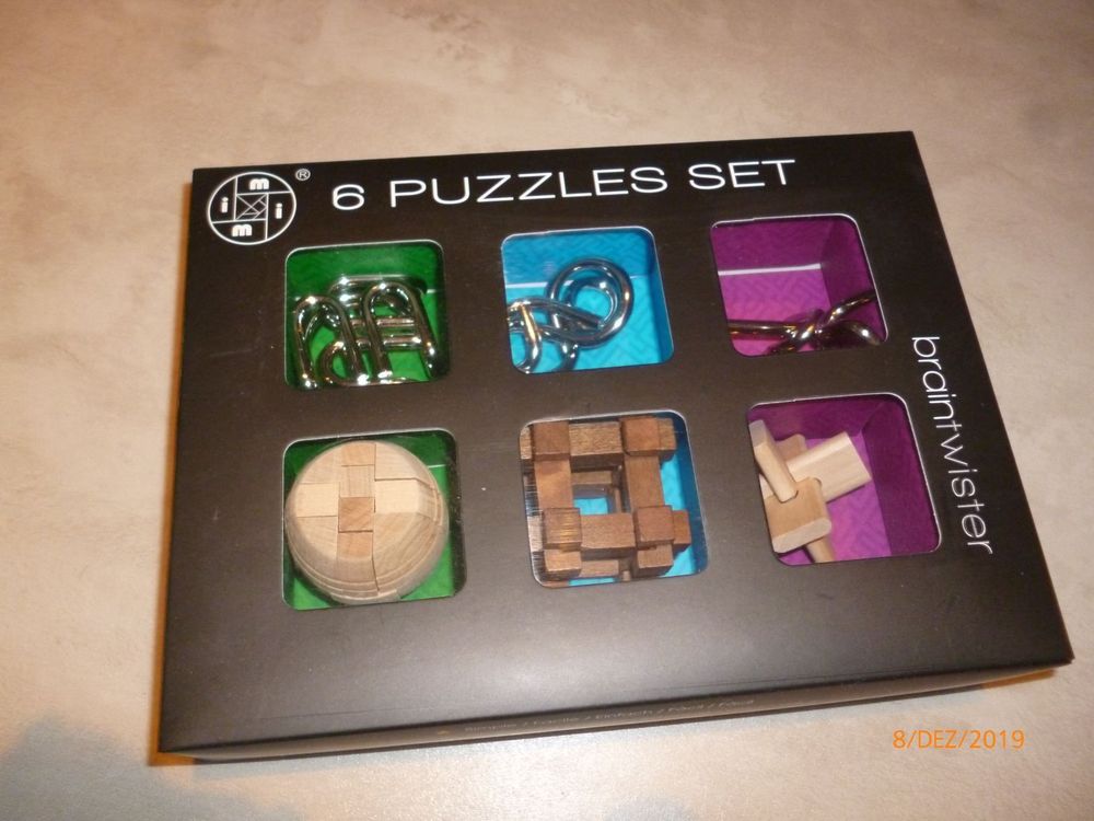 Brain Twister, 6 Puzzles Set (Neu und originalverpackt) in Hagendorn ...