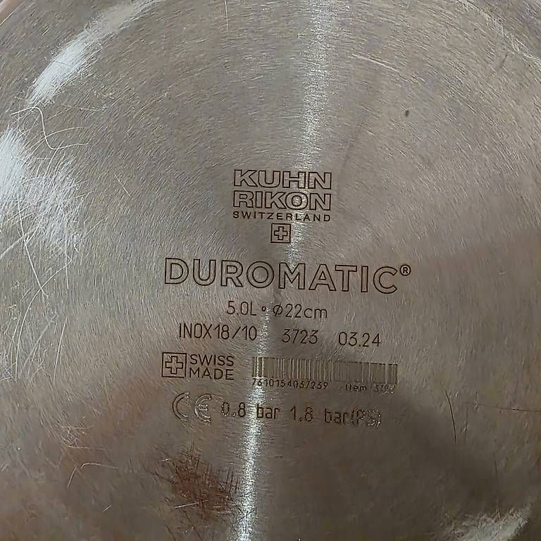 Autocuiseur Duromatic Kuhn Rikon, 5 litres/22cm (D'occasion) à Orbe ...