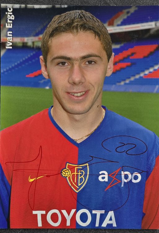 Original Autogrammkarte Ivan Ergic FC Basel signiert (Neu und ...