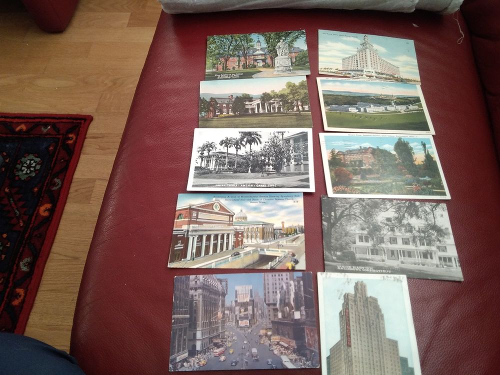 10 ANSICHTSKARTEN USA 1949 (Gebraucht) in Muri BE für CHF 10 – mit ...