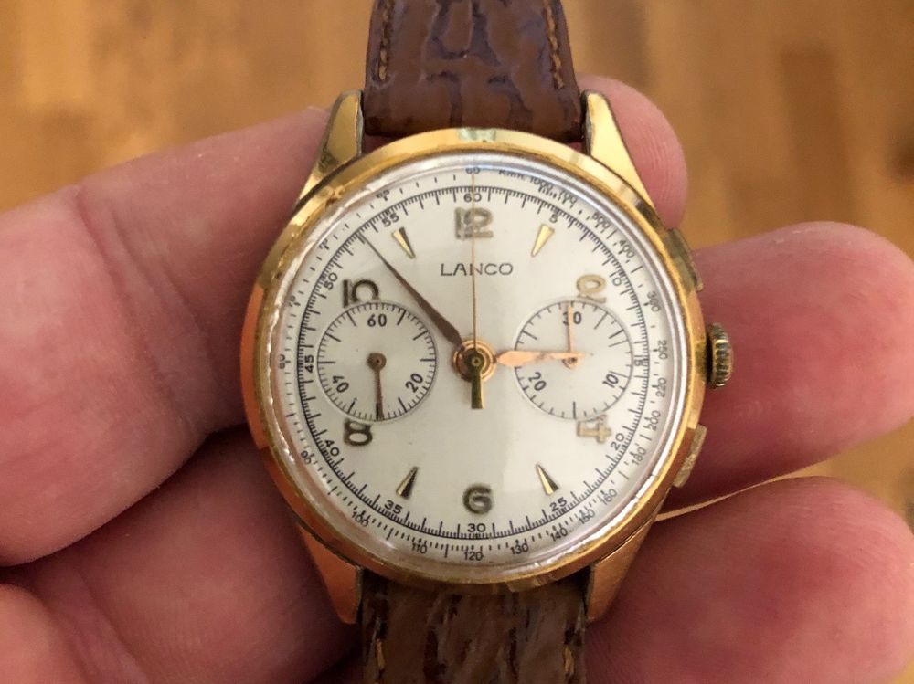 Rarität: Lanco Lemania 1275 Schaltnocken-Chronograph (Gebraucht) in ...