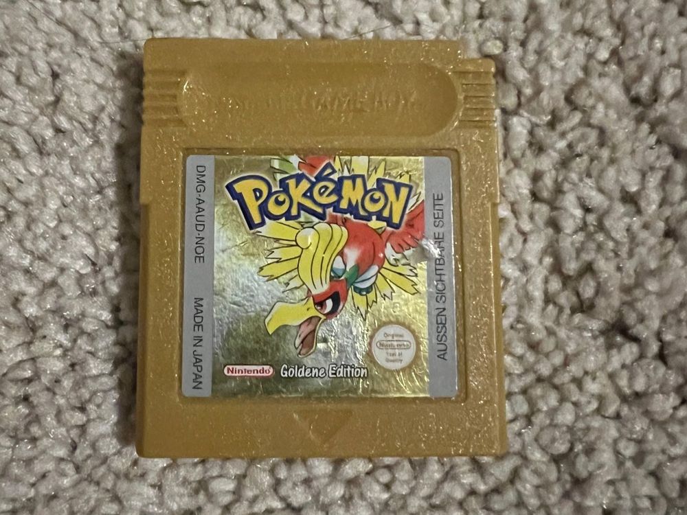 Pokémon Goldene Edition für Game Boy neue Batterie (Gebraucht) in ...