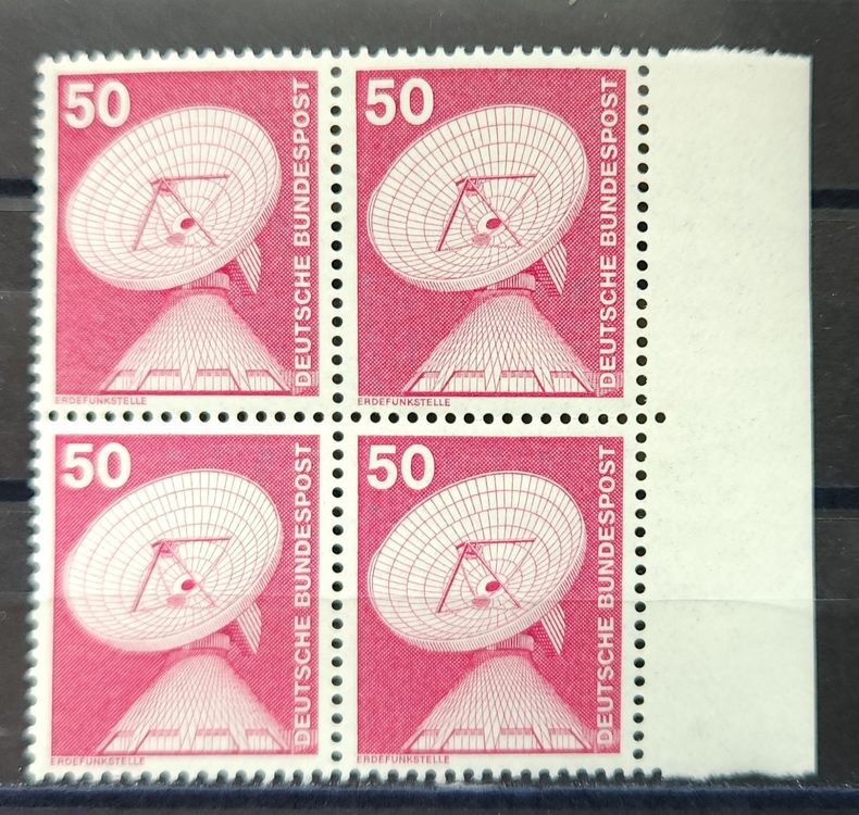 Deutschland-Mi 851 ** Viererblock (39) (Neu und originalverpackt) in Hittnau für CHF 1 – mit ...