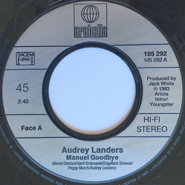 AUDREY LANDERS - MANUEL GOODBYE (Gebraucht) in Bottens für CHF 2 – mit ...