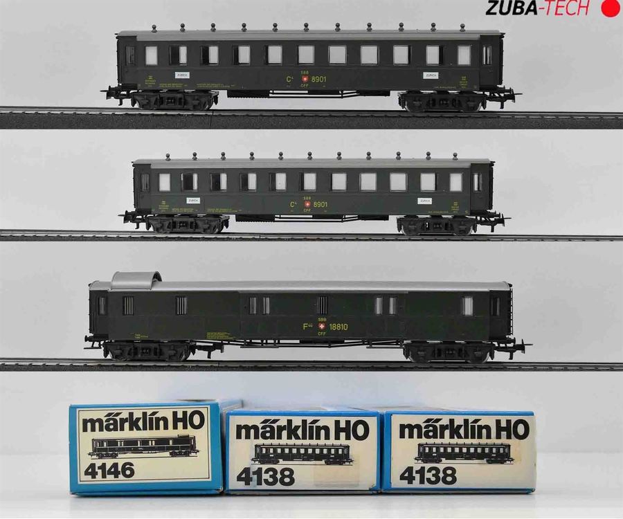 Märklin 3x Personenwagen SBB H0 WS OVP (Gebraucht) in St. Gallen für CHF 61 – mit Lieferung auf ...