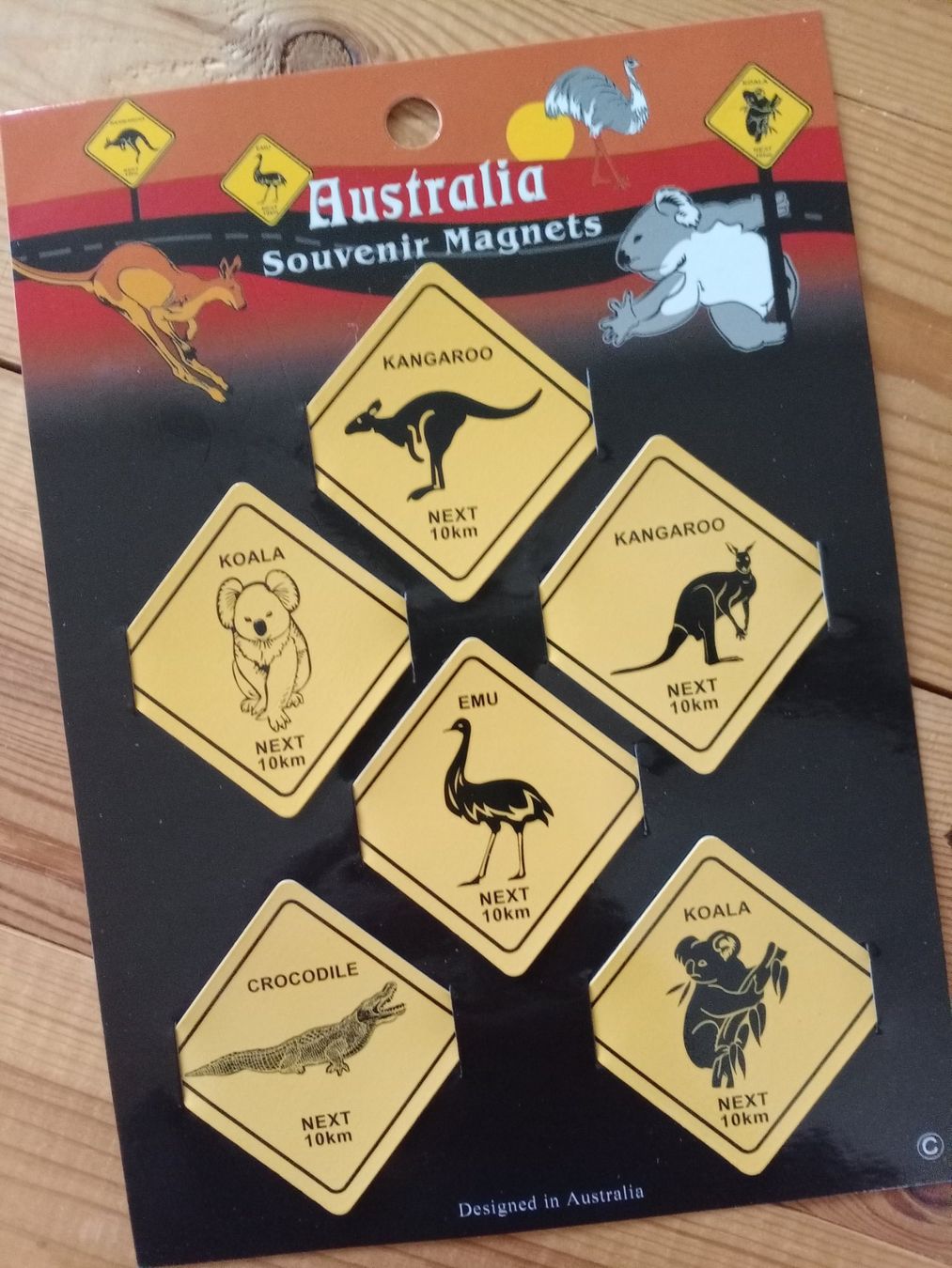 Australien Magnete Souvenir 🦘🇦🇺 Koala, Känguru, Emu, K... (Neu und ...