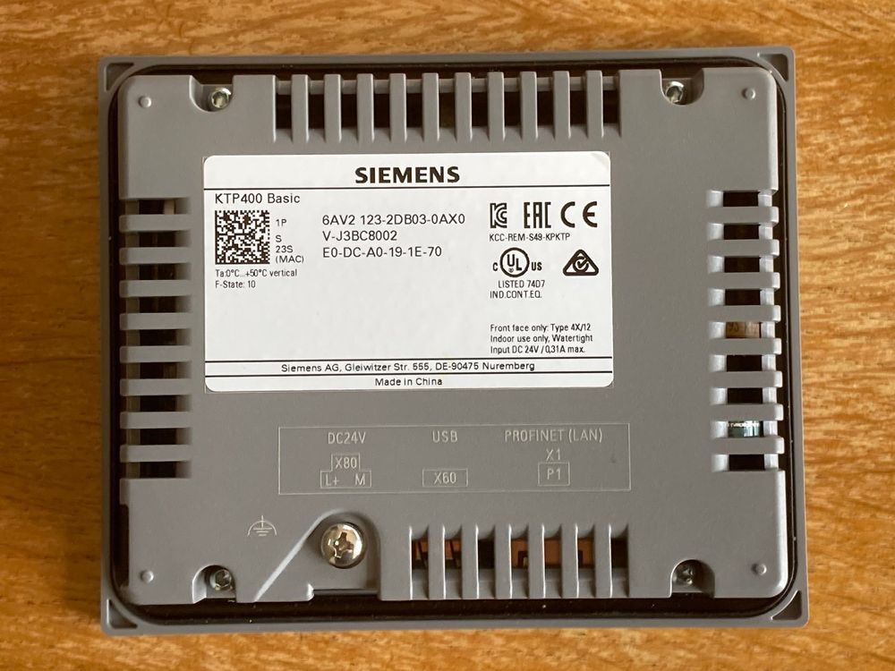 Siemens Simatic KTP400 Basic (Gebraucht) in für CHF 330 – mit Lieferung ...