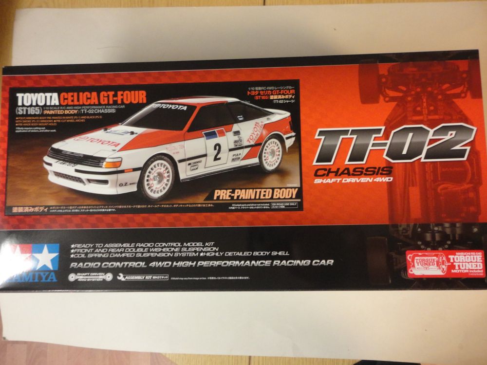 Tamiya TT-02 Chassis Toyota Celica GT-Four Bausatz (Neu und originalverpackt) in Horgen für CHF ...