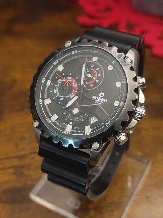 Casima Herrenuhr Chronograph (Gebraucht) in Flamatt für CHF 2 – mit Lieferung auf Ricardo kaufen