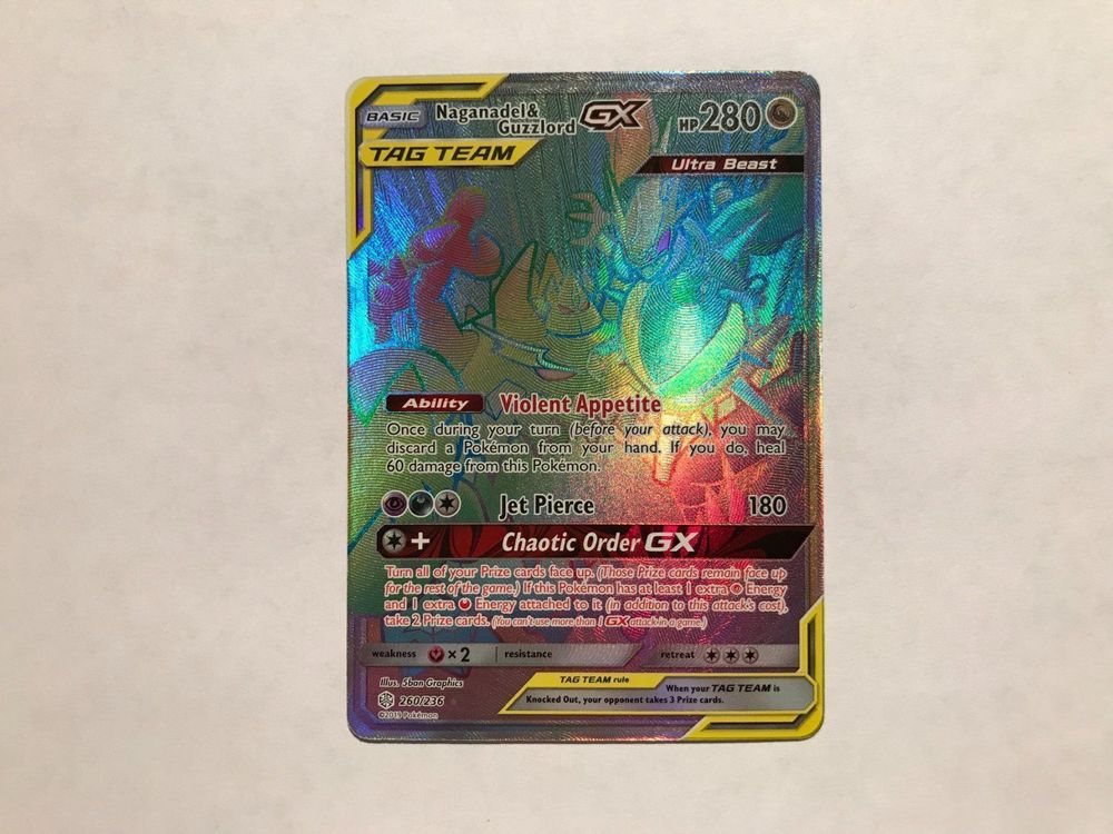 Naganadel & Guzzlord GX Rainbow (Neu (gemäss Beschreibung)) in ...