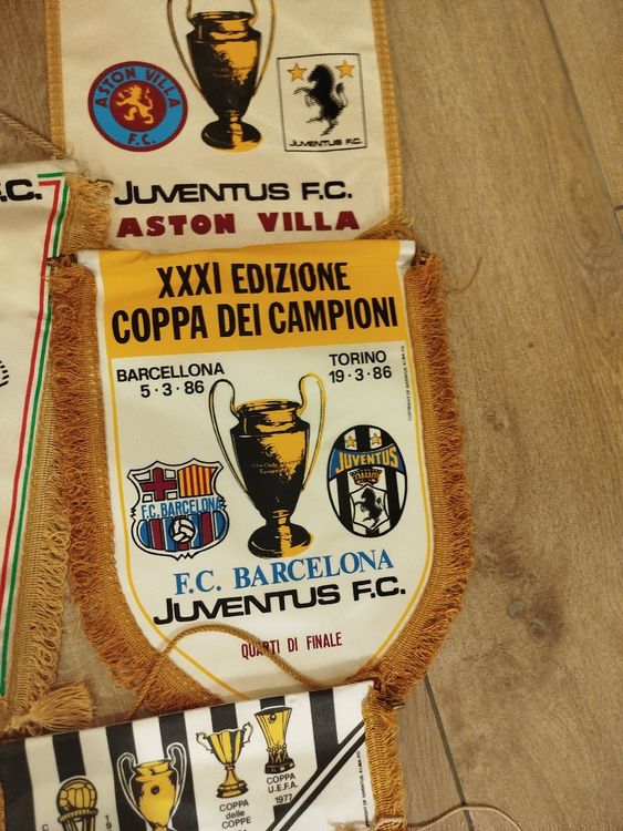11 fanions Juventus football club , vintage années 80 (D'occasion) à ...