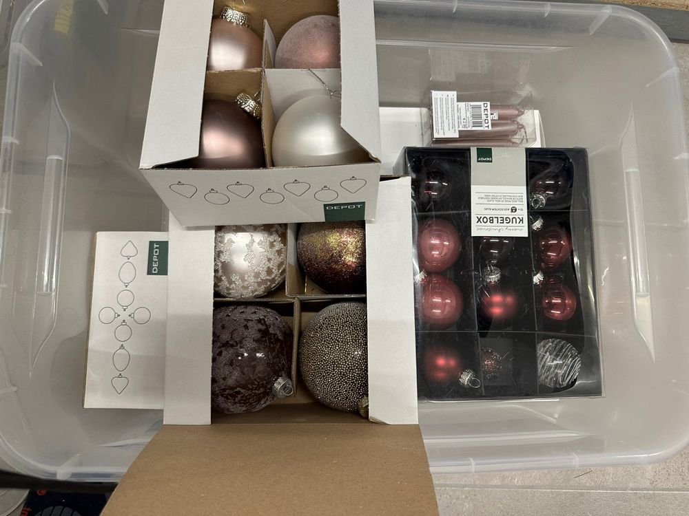 Wunderbar Weihnachtskugeln Sale Depot Bild