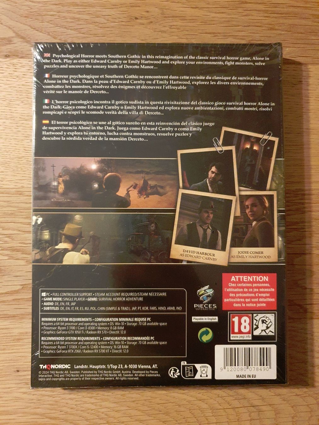 PC Game Alone in the Dark (2024) NEU sealed verschweisst (Neu und ...