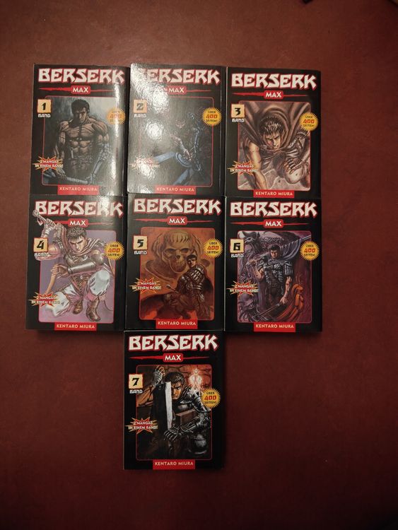 Manga Berserk MAX Volumen 1 bis 7 | Kaufen auf Ricardo