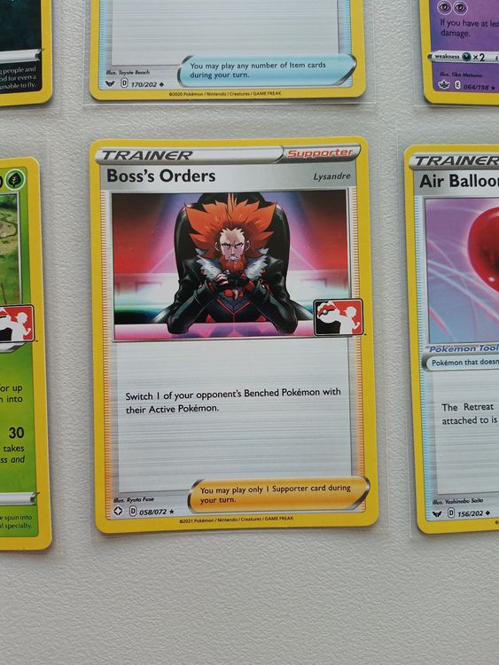 Boss's Orders - Pokemon TCG Prize Pack Stamp Stempel (Gebraucht) in ...