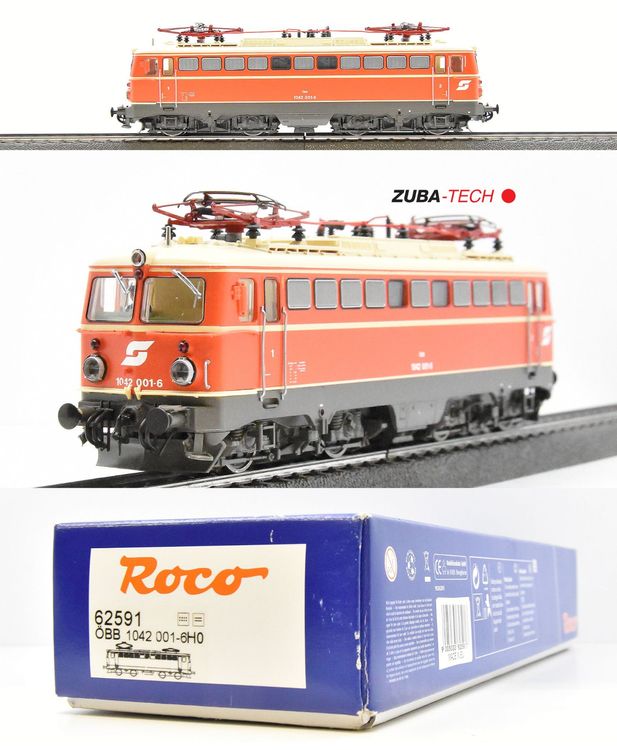 Roco 62591 E-Lok Rh 1042 ÖBB, H0 GS Analog mit OVP (Gebraucht) in St ...