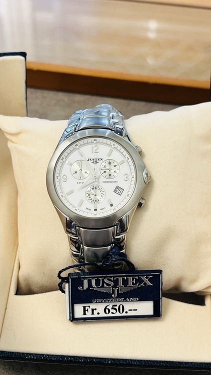 JUSTEX Herren Armbanduhr Chronograph (Defekt) in Untersiggenthal für ...