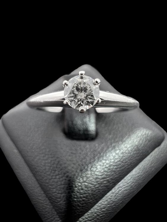 Tiffany & Co Solitär Diamant 0.23ct Ring PT950 Gr51.5 *S1140 | Acheter sur Ricardo