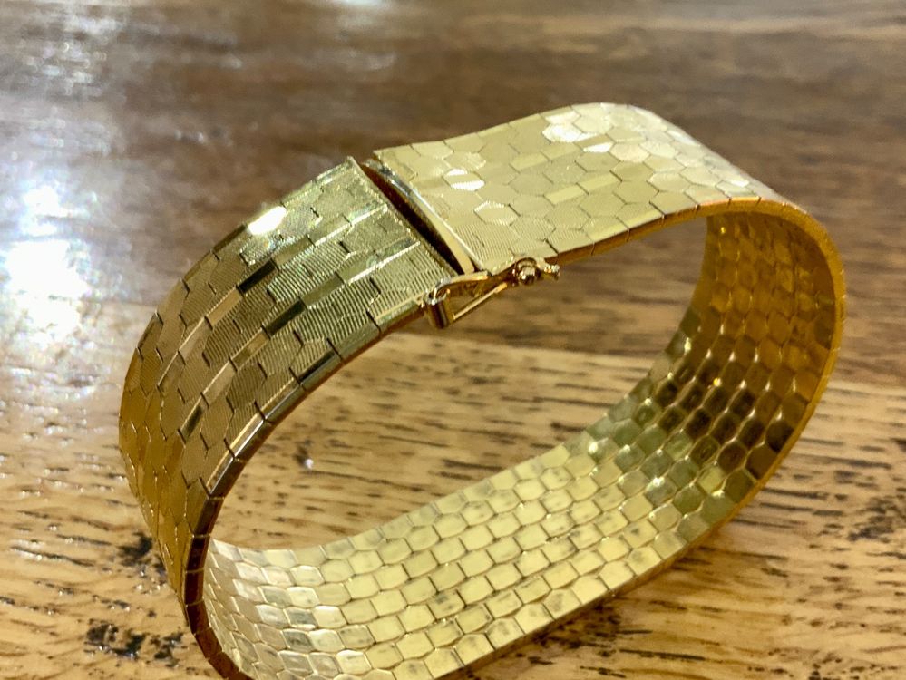 VINTAGE MASSIVES ARMBAND GOLD DOUBLÉ, 70-ER (Gebraucht) in Biglen für ...