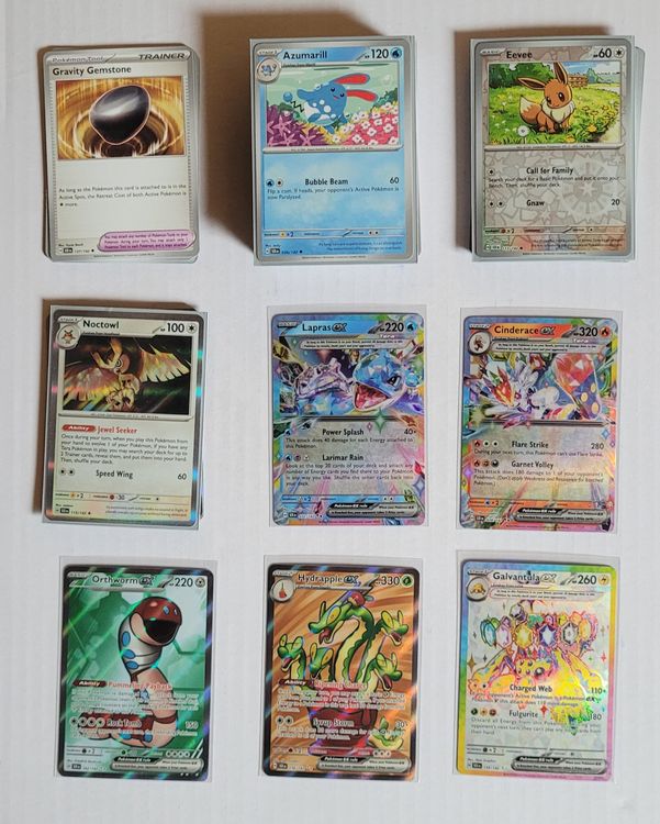 Stellar Crown (SCR) Sammlung à 92 Pokemonkarten/Hits (Neu (gemäss ...