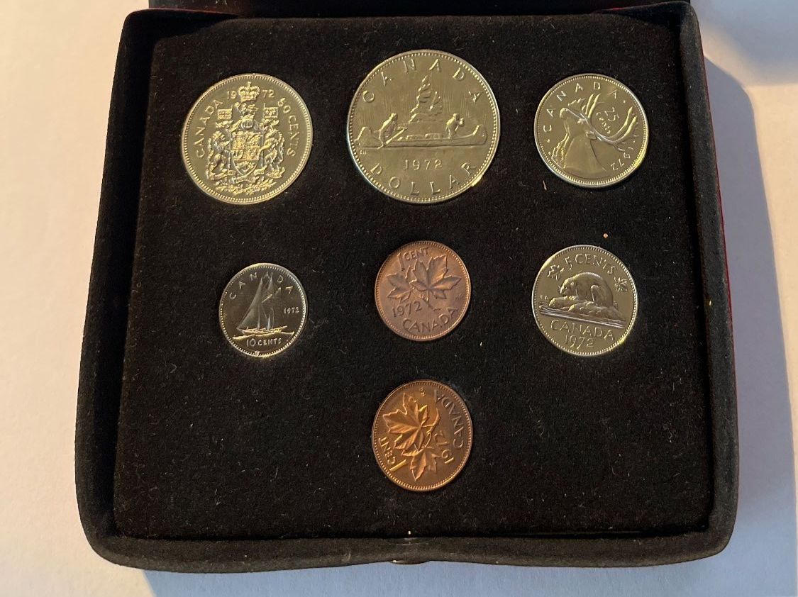 Kanada Münzsatz 1972 Double Cent Royal Canadian Mint (Gebraucht) in Wil ...