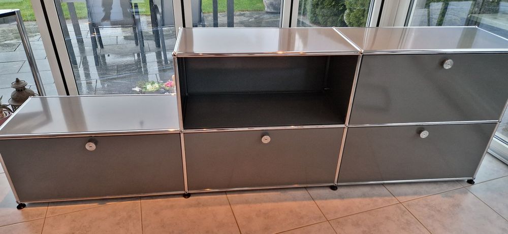 Sideboard USM Haller, Farbe "mid grey", 230x74x38cm (Gebraucht) in ...
