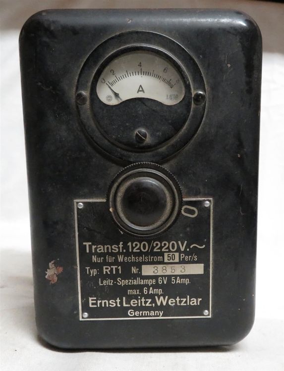 Transformator Ernst Leitz Wetzlar (Gebraucht) in Tüscherz-Alfermée für ...