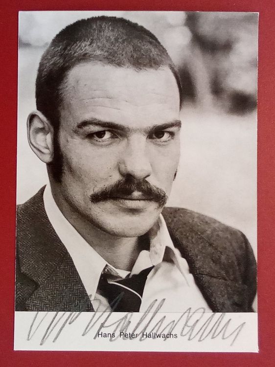 Hans Peter Hallwachs 1938-2022 Autogramm Fotopostkarte 10x15 (Gebraucht ...