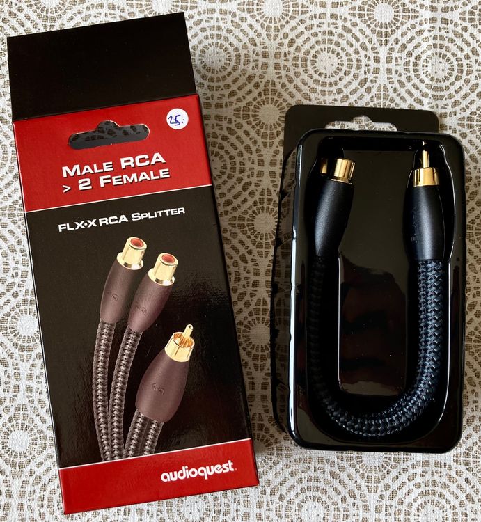 Audioquest FLX-X Splitter RCA 1x mâle/2x femelle | Kaufen auf Ricardo
