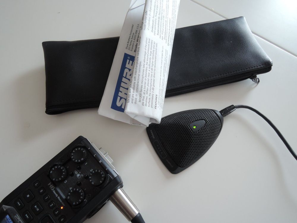 Shure MX393/C Cardioid Condenser Boundary Microphone +Extras | Kaufen ...