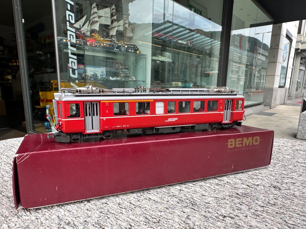 Bemo 1264 134 RhB ABe 4/4 504 TriebWagen H0m (Gebraucht) in Chiasso für ...
