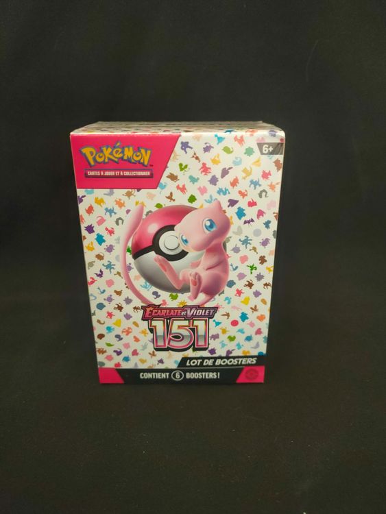 Coffret Bundle 6 Boosters Pokemon 151 français Fr EV3.5 (Neu und ...
