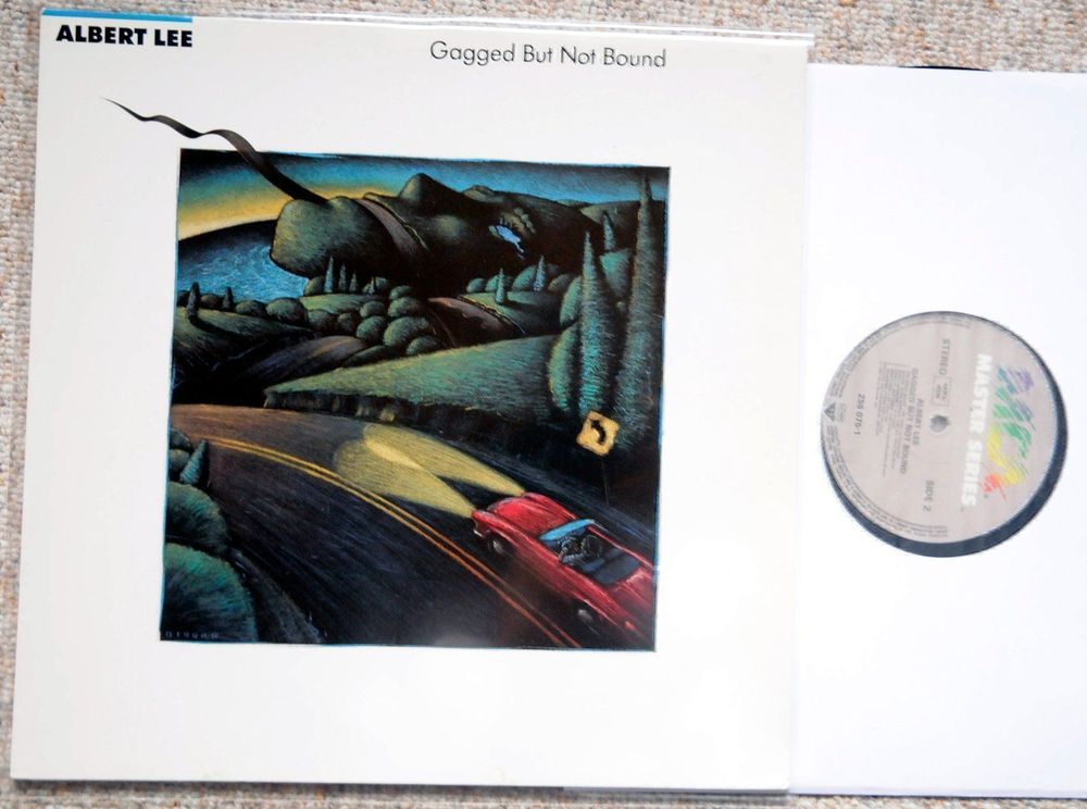 Albert Lee Gagged But Not Bound - Country Rock LP GEWASCHEN (Neu ...
