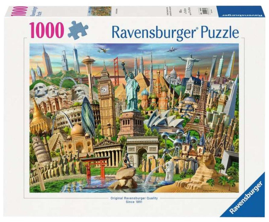 Ravensburger 1000 Teile Puzzle Sehenswürdigkeiten weltweit (Neu und originalverpackt) in ...