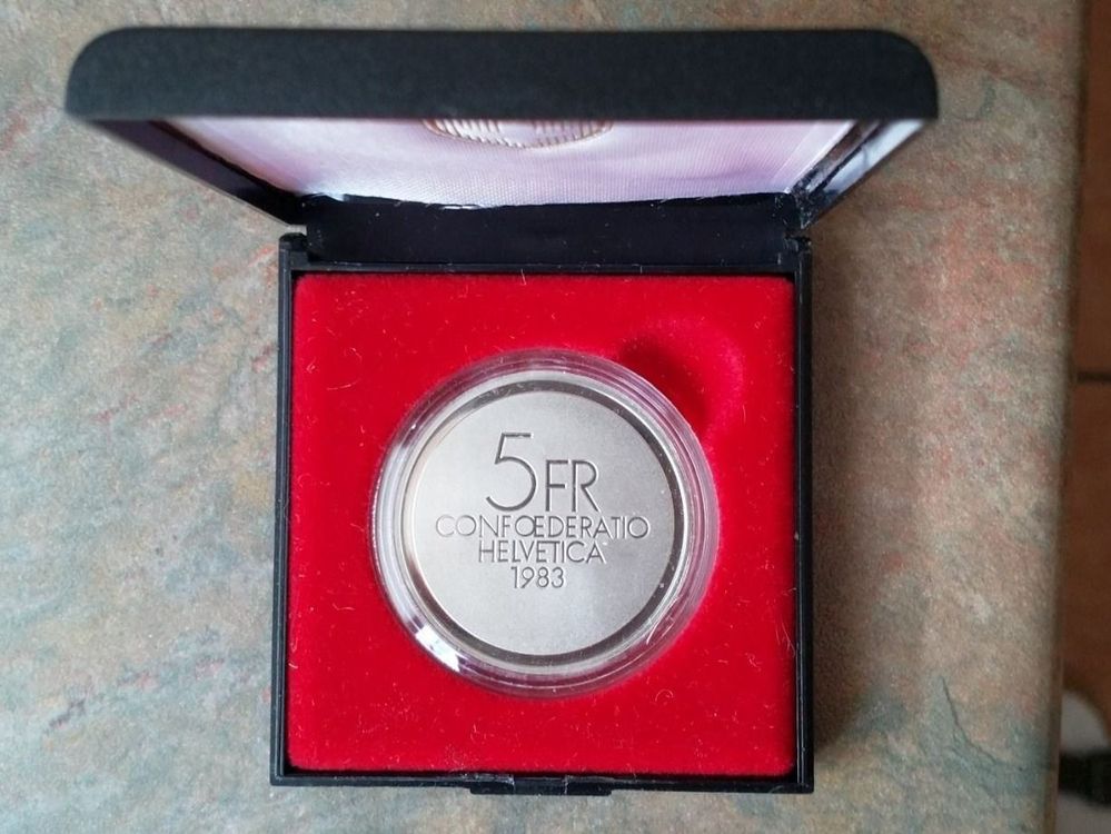5 FR. Münze Ernest Ansermet 1983 in PP (Neu und originalverpackt) in Goldach für CHF 6 – mit ...
