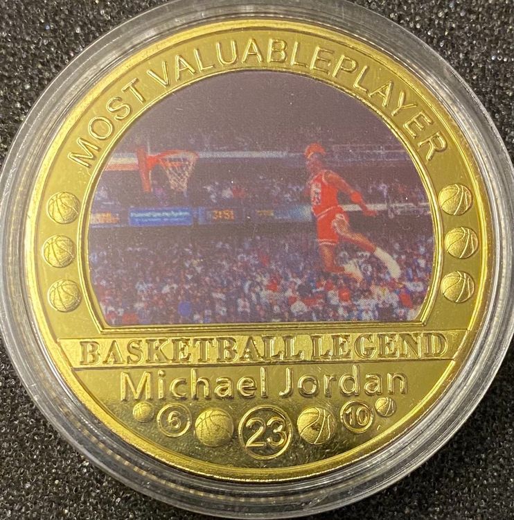 Farb-Medaille Michael Jordan | Kaufen auf Ricardo