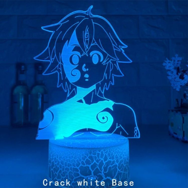 Anime 3D Led Lampe 16 Farben - Meliodas | Kaufen auf Ricardo